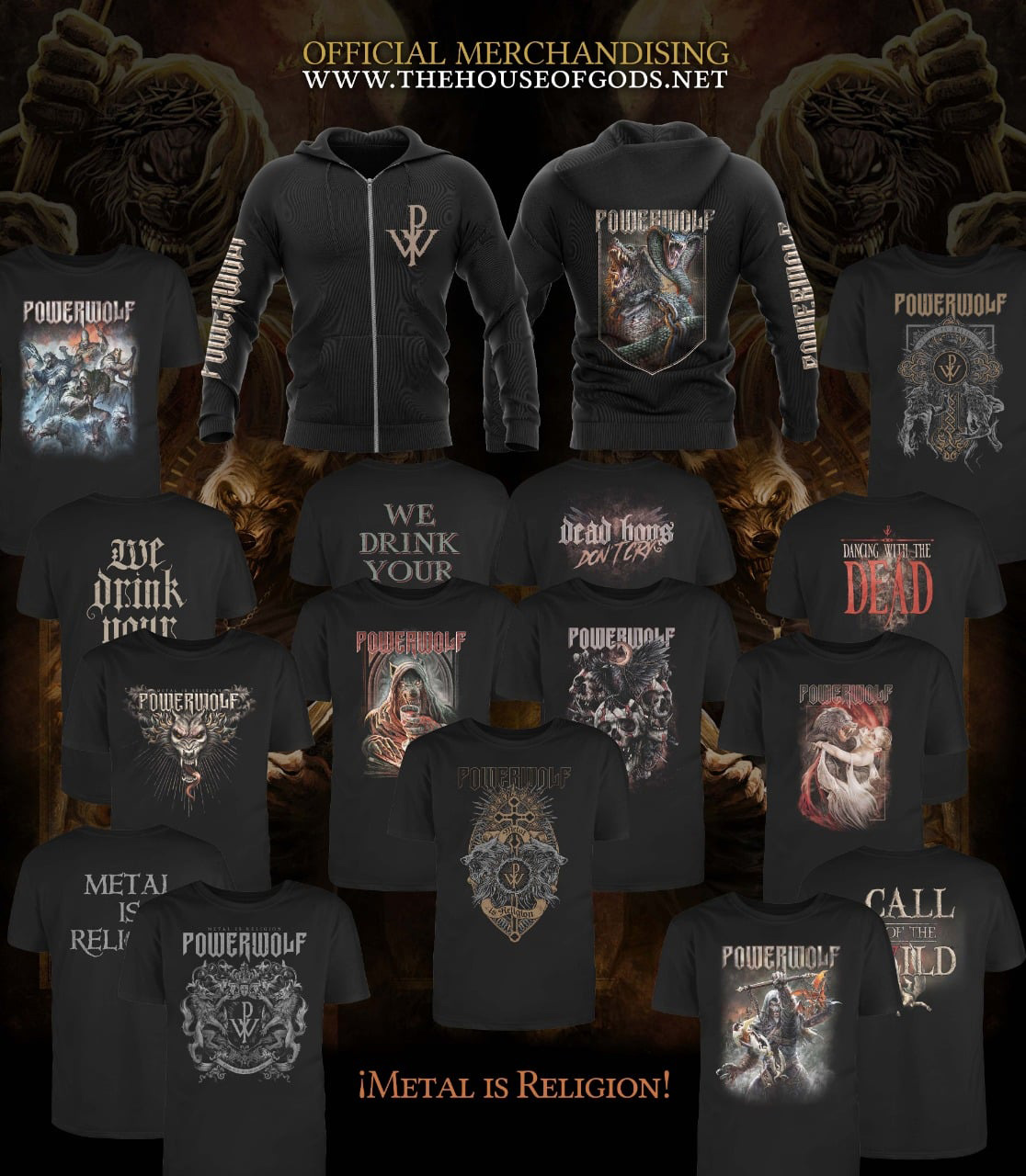 House of Gods, la merch oficial del heavy metal llega a México