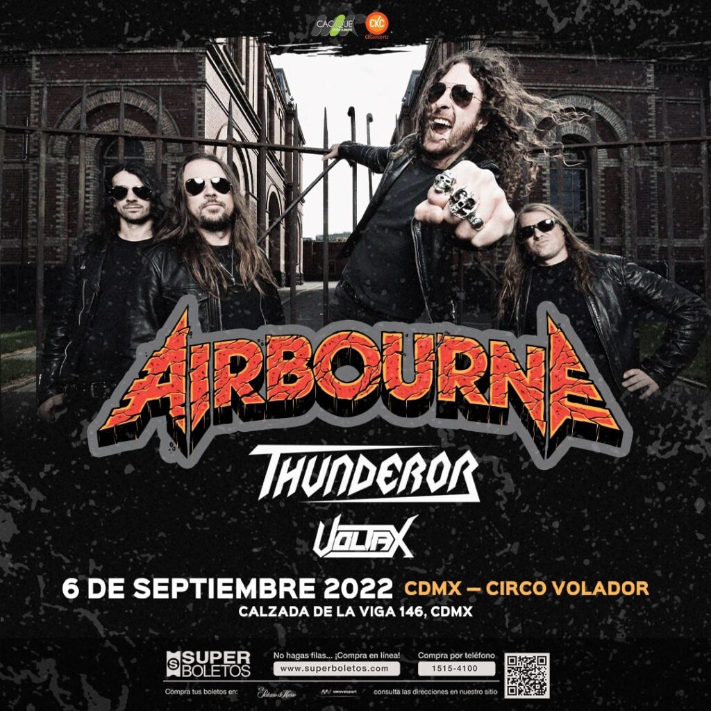 Airbourne: "ver a la gente dispuesta a rockear es como si la pandemia ...