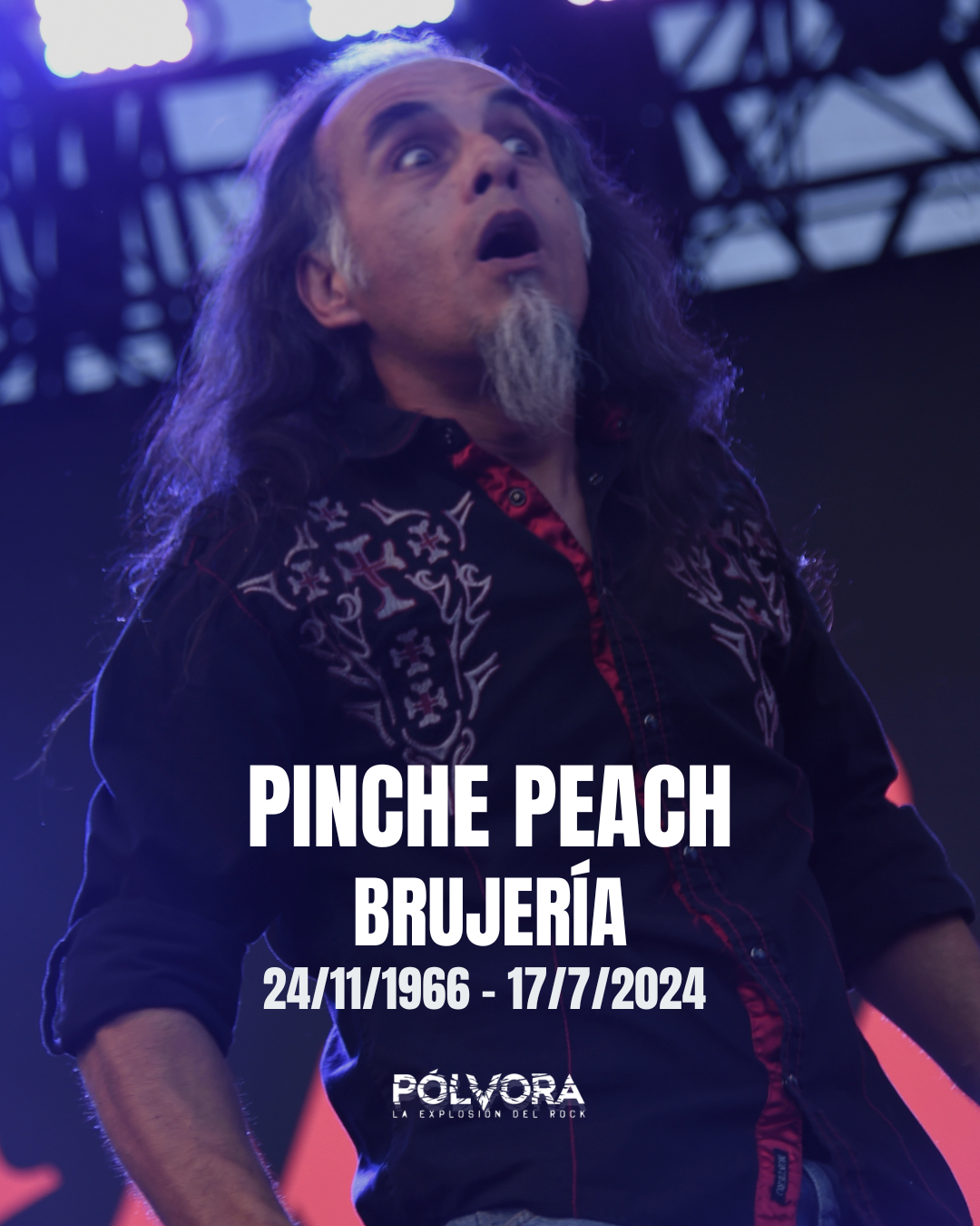 Murió Pinche Peach, vocalista y cofundador de Brujeria