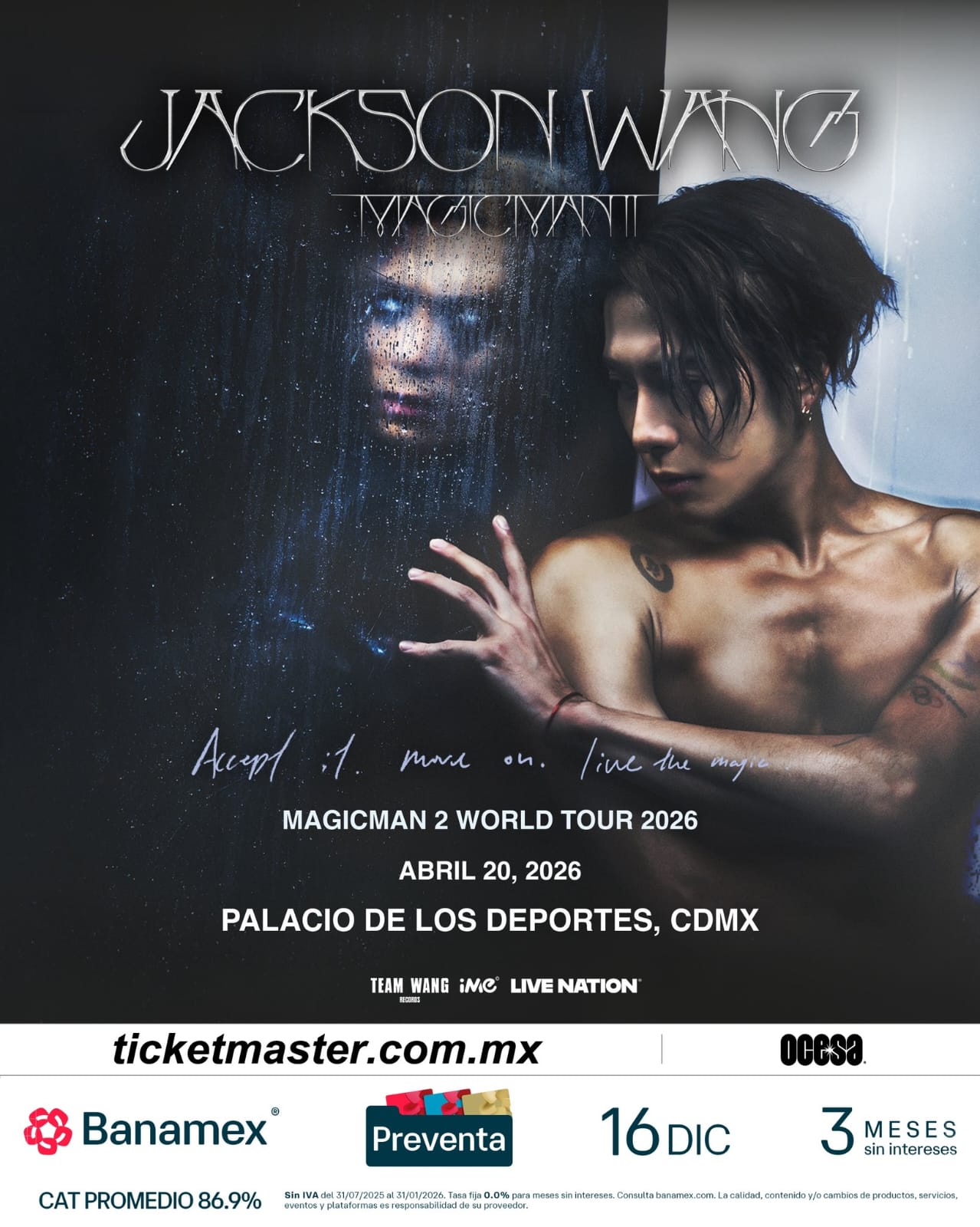 Jackson Wang regresa a la CDMX con su MAGIC MAN 2 WORLD TOUR en 2026